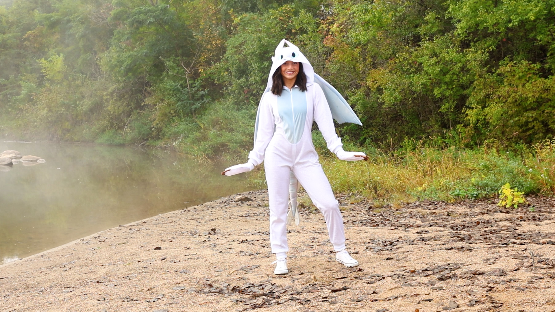 Women's How To Train Your Dragon Light Fury Costume | Adult Movie Costumes