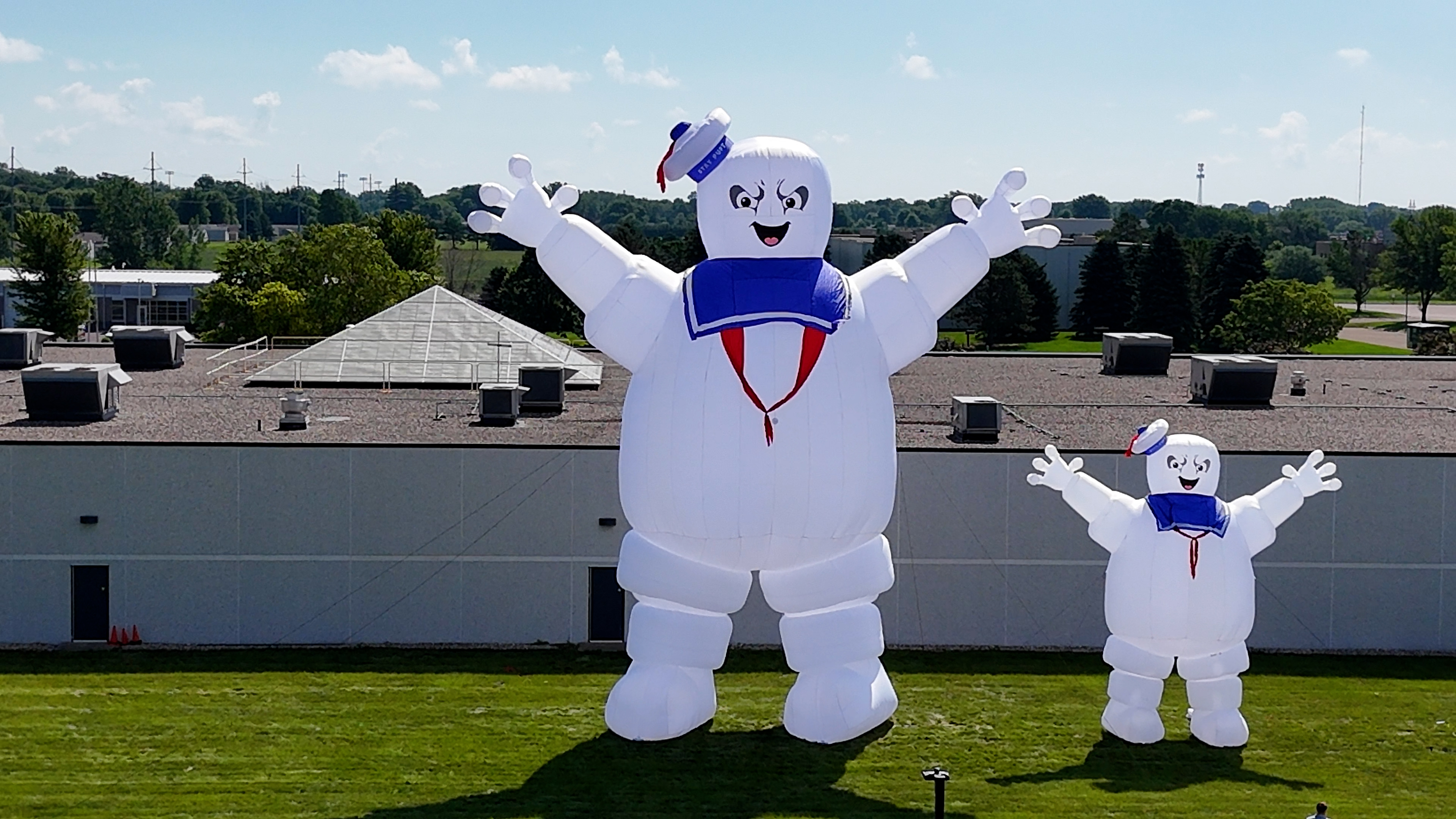 50FT Ghostbusters Inflatable Stay Puft Marshmallow Man Decoration ...