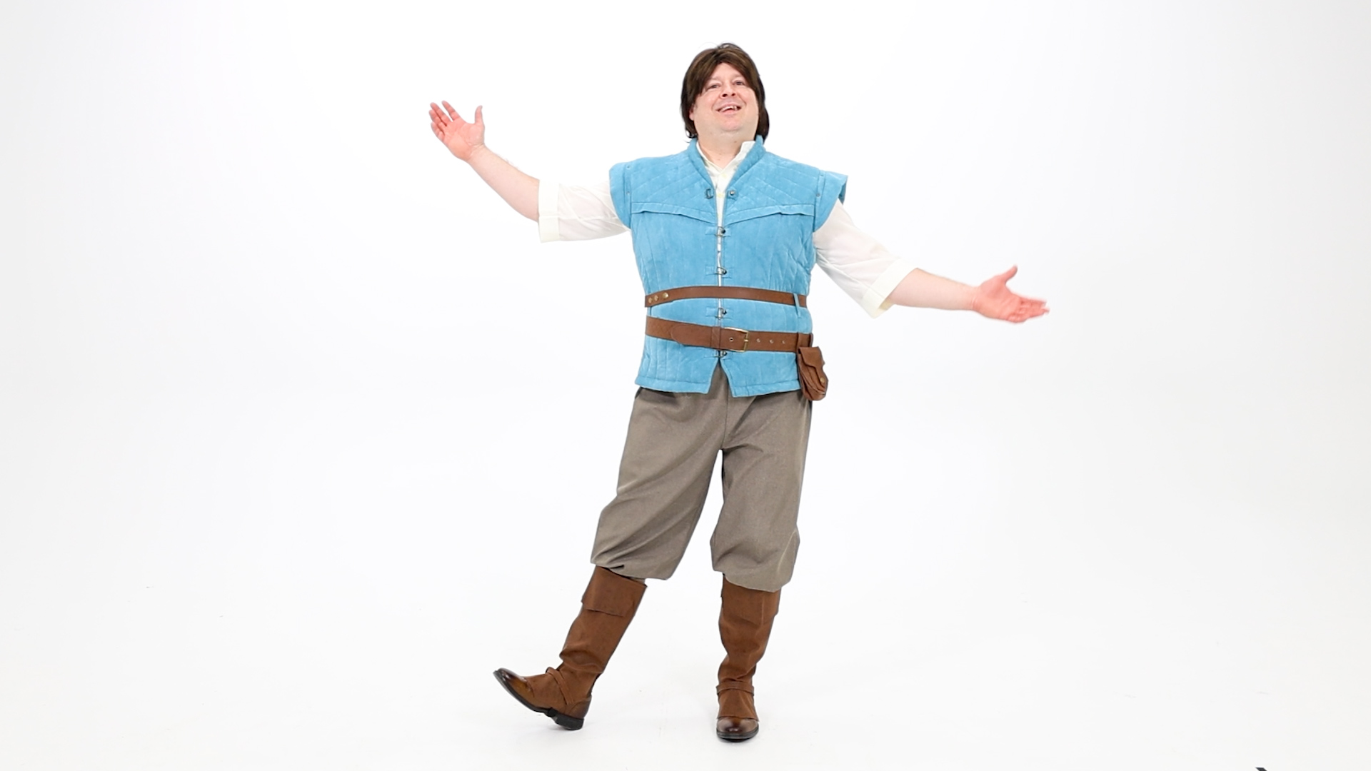 Men's Plus Size Authentic Disney Tangled Flynn Rider Costume