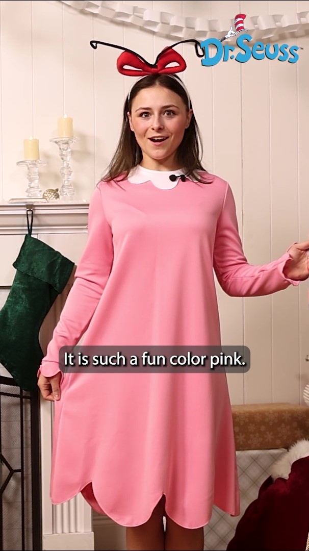 Dr. Seuss Women's Cindy Lou Who Costume | Christmas Costumes