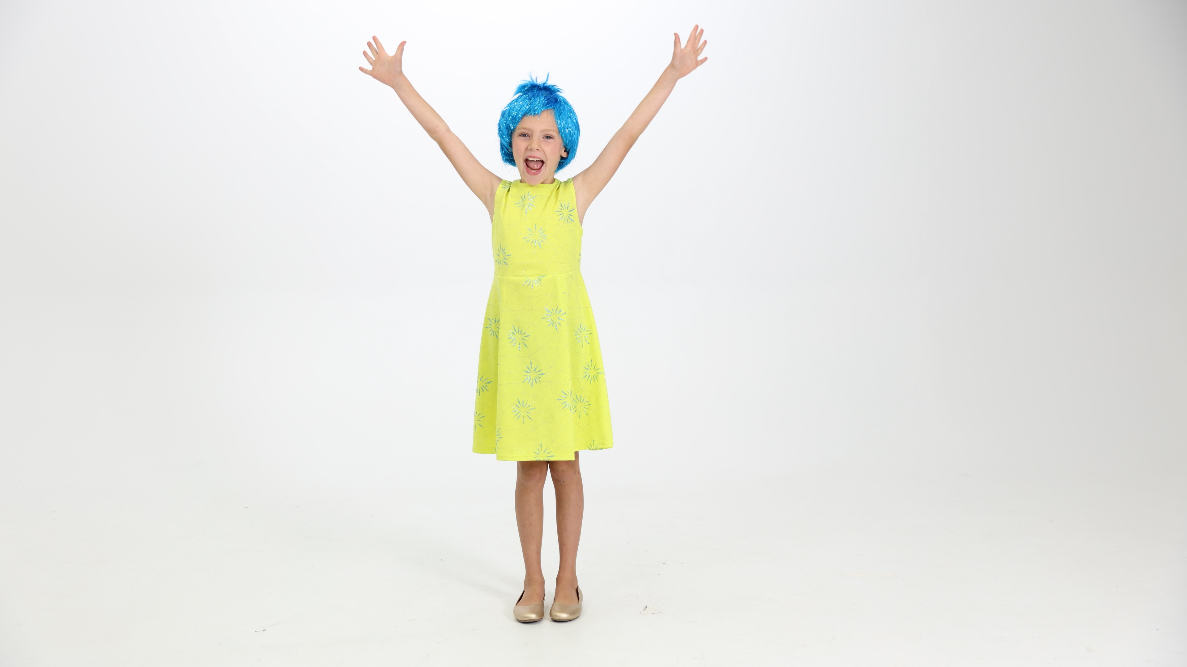 Disney and Pixar Inside Out Girl's Joy Costume | Disney Costumes