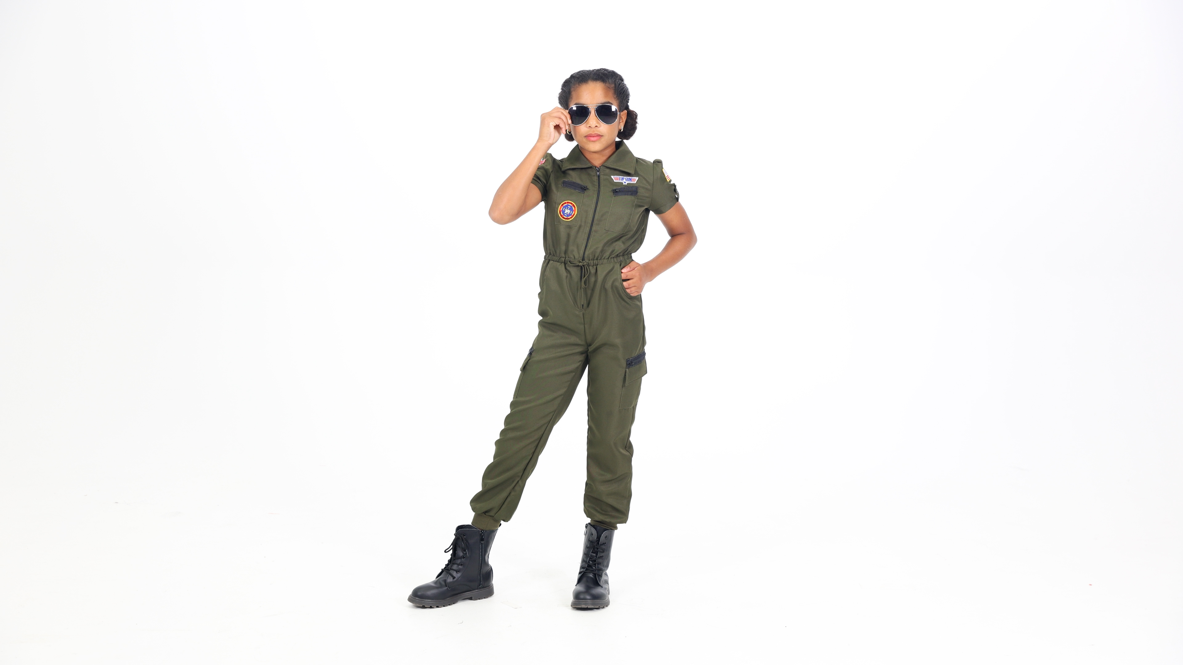 Child Top Gun Deluxe Flight Suit Costume | Top Gun Costumes