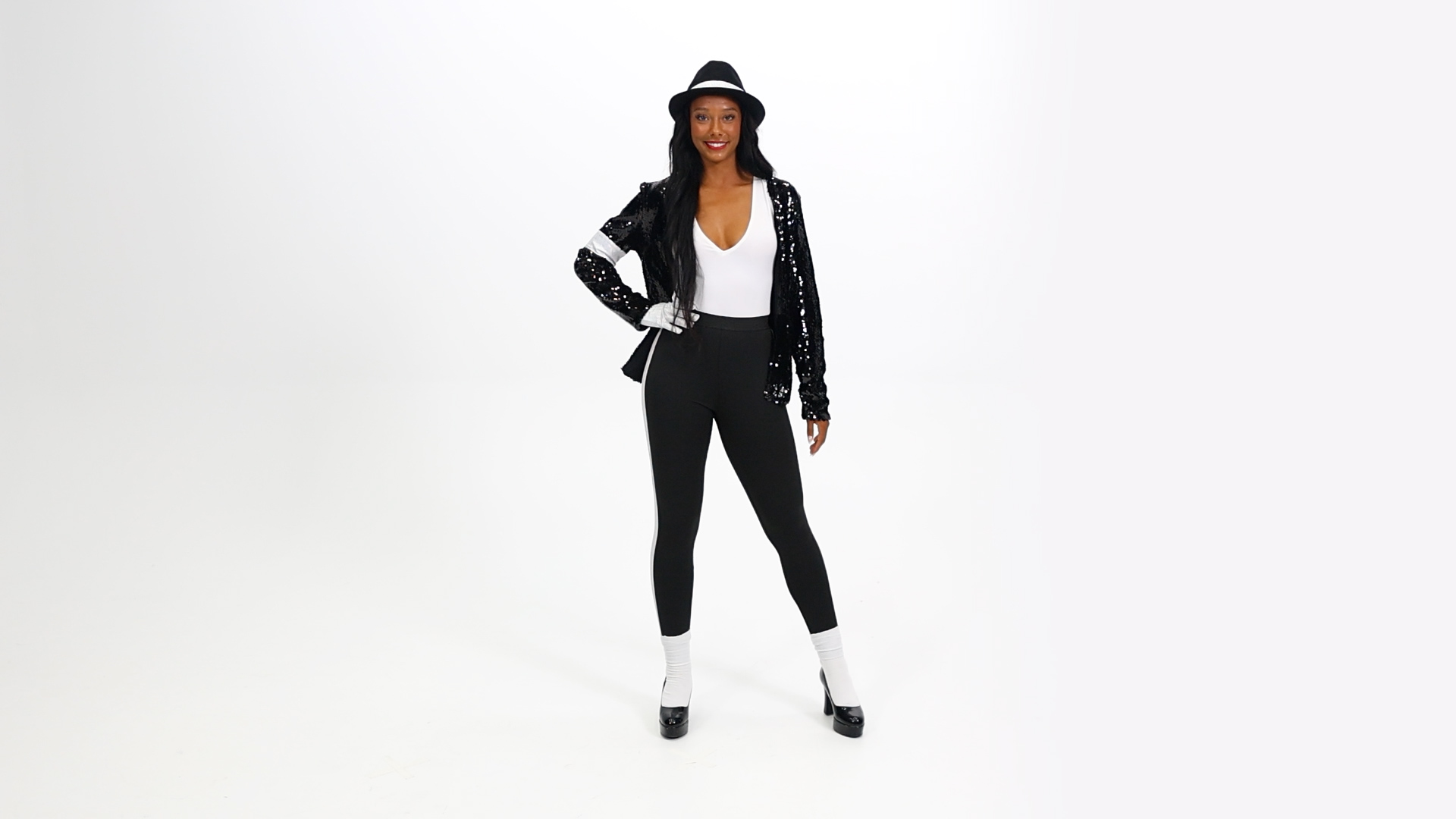 Michael Jackson Moonwalk Women's Costume | Celebrity Costumes