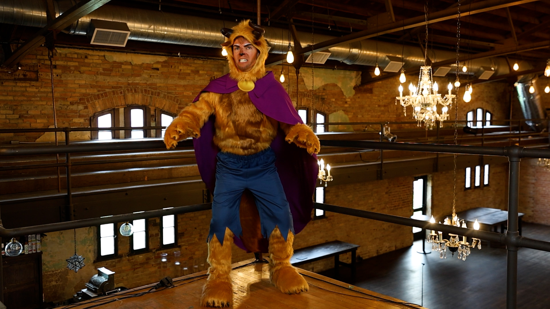 Men's Deluxe Caped Disney Beast Costume | Disney Costumes