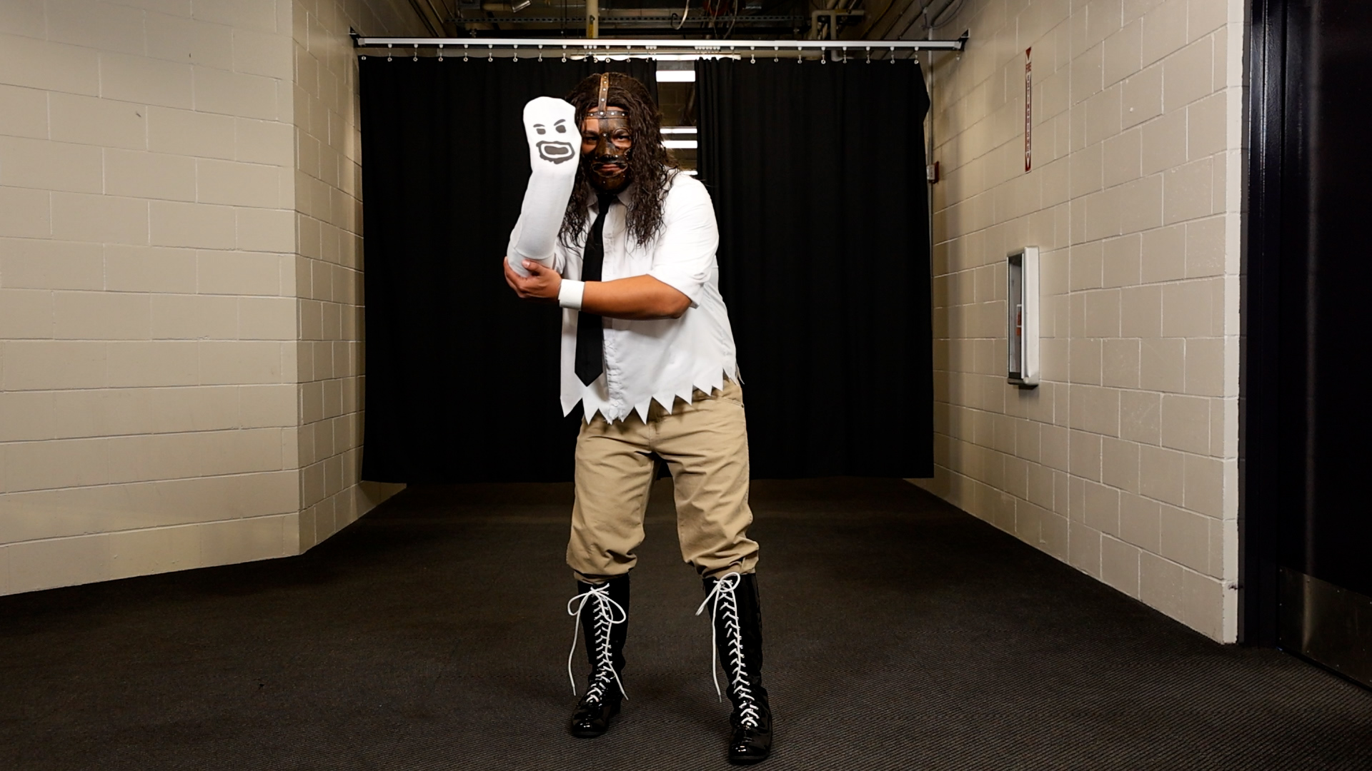 Plus Size WWE Mankind Men's Costume | WWE Costumes