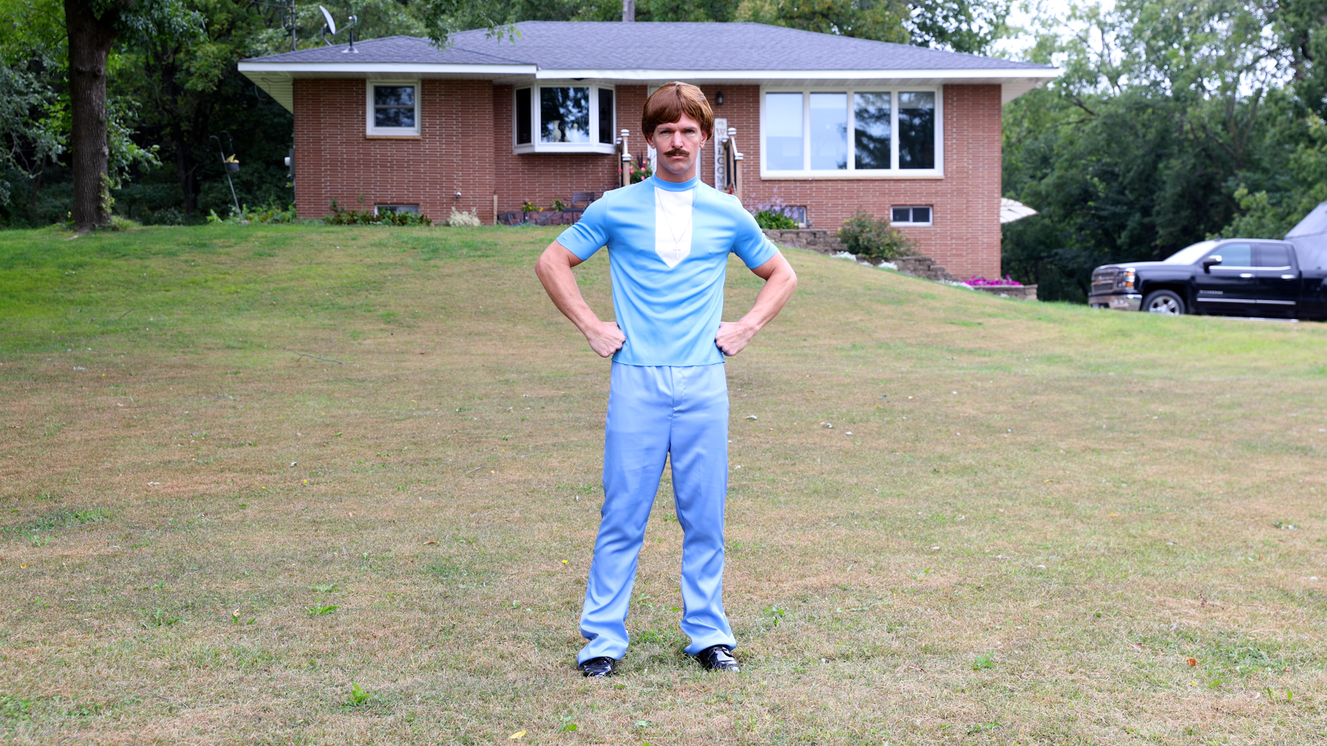 Napoleon Dynamite Men's Uncle Rico Costume | Movie Costumes