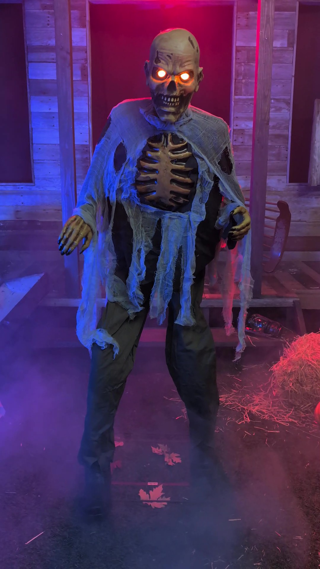 5.9FT Lumbering Zombie Animatronic Prop Decoration | Halloween Animatronics