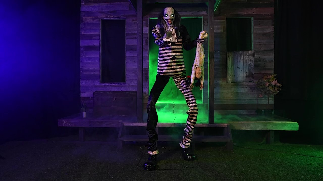 7FT Animatronic Sweet Dreams Clown Decoration | Halloween Animatronic