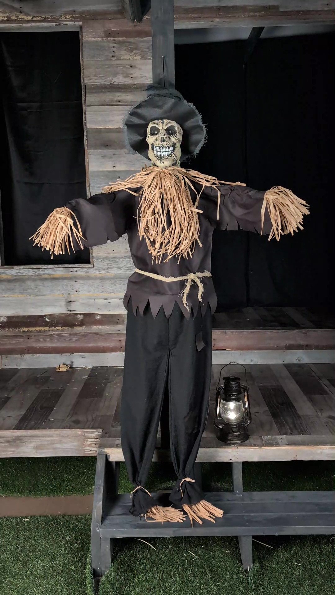 67-Inch Hanging Halloween Scarecrow Decoration - Scream Saver| Hanging ...