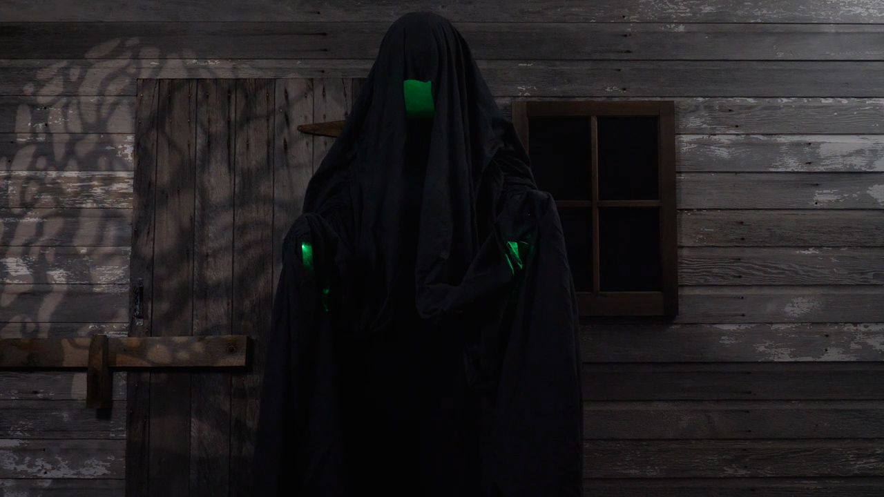 Hooded 72" Phantom Animated Prop | Scary Decorations